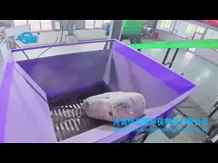 Automobile fuel tank shredder, plastic shredder, industrial hazardous waste shredder