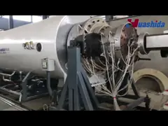 중국 플라스틱 PE 전 단열 파이프 기계 / HDPE 재킷 파이프 / 슬라이브 파이프 튜브 제조 기계 추출 생산 라인 판매용