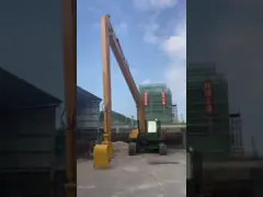 Excavator long reach arm with standard arm standard boom excavator arm excavator boom