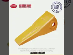 D85 9W2451 9W2452 Excavator Ripper Teeth For Earthmoving Low-Wear