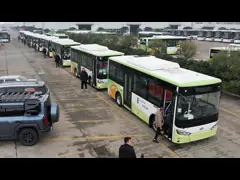 China 5.9m Electric Mini Buses Electric Van 14 Seater Passenger Bus For Public Transit. for sale