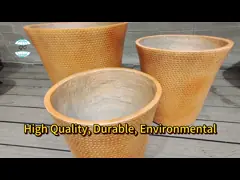 Customed Fiberclay Planter for Charcoal Oven and Camping Burners