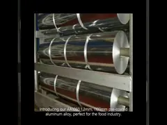 AA1060 1.2mm/1100mm pre-coated aluminium alloy is used in food industry installations and storage containers