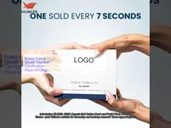 China 100% organic cotton soft face hand cleansing wipes for sale