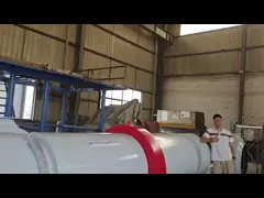 HZG Series Rotary Kiln Dryer Low Temperature Working Electric Heating