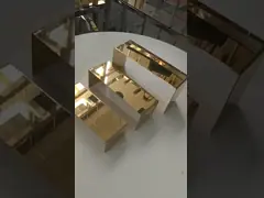 China Jewelry Bags Metal Display Stands Silver Gold U Shaped Shoe Rack for sale