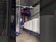 China 1.2m Diameter Foam Block Making Machine Vertical Continuous Foaming Machine for sale