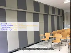 China Meeting Room Fabric Wrapped Acoustic Panel Fiberglass Board Sound Absorbing Building Material for sale