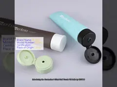 Customized Cosmetic 120ml Soft Touch PE Bottle with 40mm Diameter European Flip Top Cap