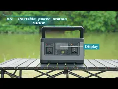 China 500W Solar Energy Storage Battery Portable Power Generator Multipurpose Camping Outdoor Emergency Power Supply for sale