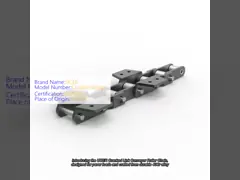 China Shot Peening 40Cr Cranked Link Chain For Paver Load for sale