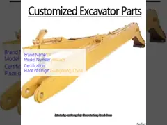 Heavy Duty Excavator Long Reach Boom 10m 12m 15m 18m for SY60 PC70 SY75 SK75 ZX70