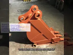 Customized Narrow Rock Bucket Attachment for Hitachi ZX70 Excavator Parts High Strength
