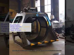 Customizable Rotary Screen Sieve Bucket for Excavator Construction Hydraulic Part