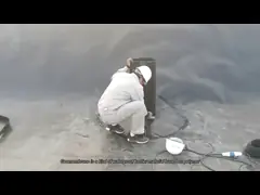 China Smooth / Textured HDPE / LLDPE / LDPE Geomembranes For Fish / Shrimp Farm Pond Liner for sale