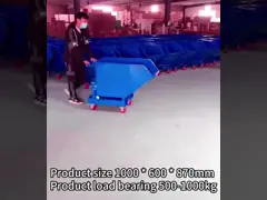 Self-Dumping Bin for Forklift | Heavy-Duty Waste Tipping Bin