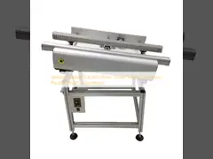Variable Speed Transfer Wave Solder Infeed Conveyor Parallel Width Adjustment