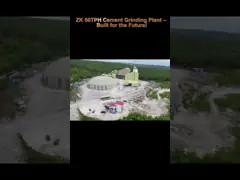 High Productivity Cement Production Line , Cement Grinding Plant Easy Operation