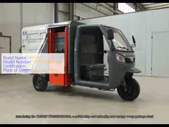 China Self Loading And Unloading New Energy 4 Way Garbage Truck for sale