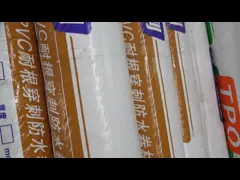 China Strong Aging Resistance Pvc Waterproofing Membrane Price For Exposed Roofs Of Industrial And Civil Buildings for sale