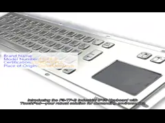 触覚パッド付き産業用IP65キーボード 防水 防塵 防爆発