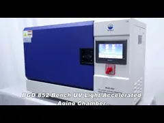 China BGD 852 Bench UV light Accelerated Aging Chambers UV Light Accelerated Weathering Test Machine for sale