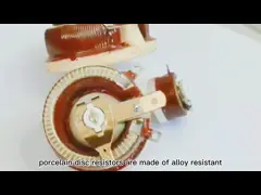 China High Power Wirewound Potentiometer Rotary Rheostat Disk Ceramic Variable Resistor 25W 50W BC1-50W BC1 for sale