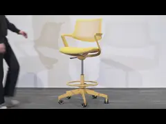 Cina Sedie da pranzo con telaio ergonomico in metallo Sedie con cuscinetto in schiuma resistenti in vendita