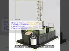 China ZOOMLION Aurora Green 1/20 Scale Collectible Construction Hoist Diecast Alloy Model for sale