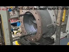 China 380V/50Hz PLC Double Side Drilling Machine for Valve Flange Tee with Multi-Hole Capability and 2800×1000×1500mm Dimensions for sale