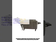 Single Push Back Recliner Chairs Great Comfortable fabric  Living Room Sofa Style Modular With Cheapest Price