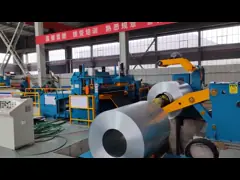 China Semi - Automatic Steel Coil Slitting Line With SKD11 Blade Safety Operation for sale