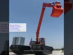 New 20 Ton Amphibious Excavator Swamp Buggy Competitive Price Wetland Digger Machine