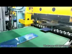 Precise Length Control Copper Coil Rotary Shear Cut To Length Line