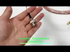 China N Socket To Mcx Plug Right Angle Gold Plated Rf Coaxial Cable Assembly for sale