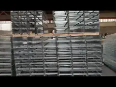 China Silver Steel Ladder Cable Trays With Bends Tees Crosses Reducers for sale