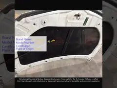 Original factory disassembled parts of the engine hood of C-h-angan Yidong