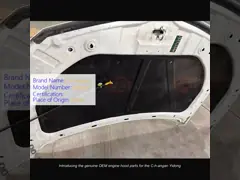 Original factory disassembled parts of the engine hood of C-h-angan Yidong
