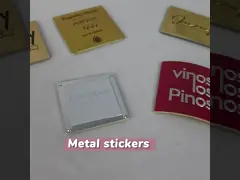 China Cold Stamping Perfume Metal Sticker Custom Silver Badge Roll Paper Printing Packaging Bottle Gold Foil 3D Emboss Label for sale