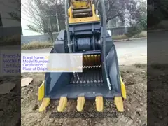 China Excavator Hydraulic Crusher Bucket for Rock Stone Concrete Crushing Demolition Recycling for sale