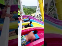China Amusement Rainbow Water Slide Eco Commercial Water Slide Equipment for sale