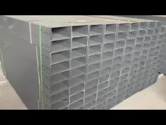 Customizable Grade A Fire Safe Cable Tray Impact Resistance Stainless Steel Tray In Silver Finish