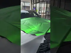 China Green Color TPU PPF Car Color Changing Film Paint Wrap For Car Body Wrap for sale