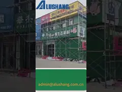 #aluminumcompositepanel  Using ACP decorating your store