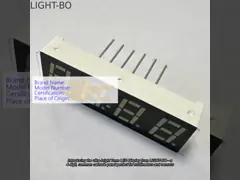 LED Display 7mm Ulrta Bright White 4 Digit 7segment Common Cathode for Multimeter Panel