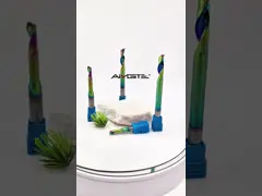 Cina Fresa a candela in carburo rivestita DLC da 6 mm con tolleranza 0/-0,02 mm per fresatura CNC in vendita