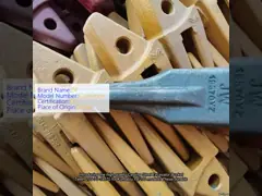 Casting Steel Excavator Bucket Teeth 205-70-19570 Komatsu PC200 Rock Teeth