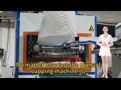 Fully automatic one time plastic cup making machine