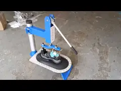 China 220V Small Manual Air Press Sole Attaching Machine For Precise Sole Attachment for sale