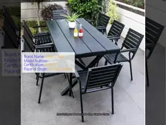Modern Cafe Shop Garden Waterproof Sillas De Comedor Metal Armrest Cast Aluminium Chairs Indoor Outdoor Patio Furniture